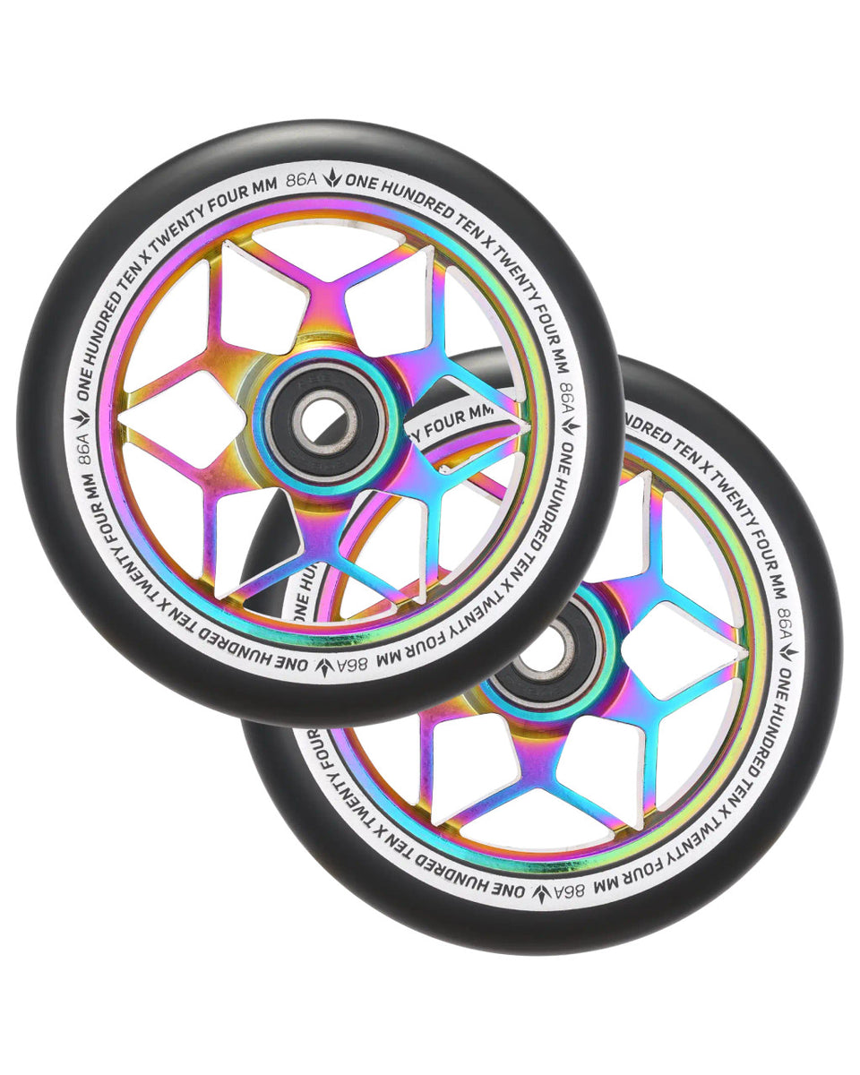 ENVY WHEEL DIAMOND 110MM OIL SLICK PAIR – US Pro Scooters
