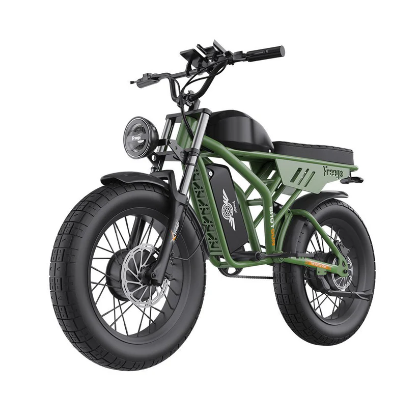 Freego Shotgun Flash F3 Pro Max Electric Bike Dual Battery and Dual Mo ...