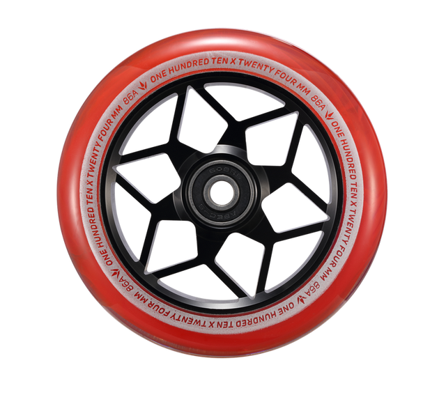 ENVY - DIAMOND 110MM WHEEL PAIR - SMOKE RED – US Pro Scooters