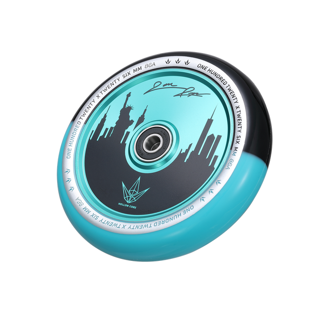 JON REYES 120MM WHEEL PAIR - BLACK/TEAL – US Pro Scooters